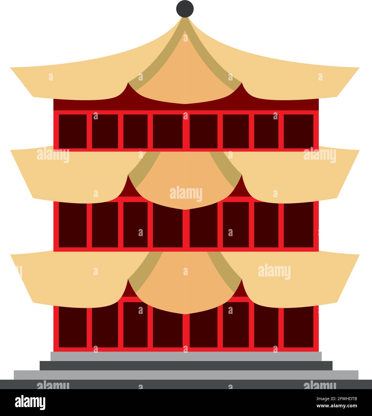 chinese traditional building Stock Vector Image & Art - Alamy
