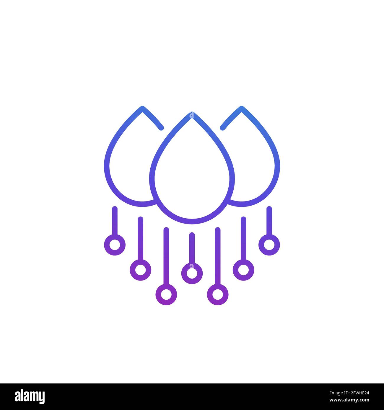 Irrigation line Stock Vector Images - Alamy