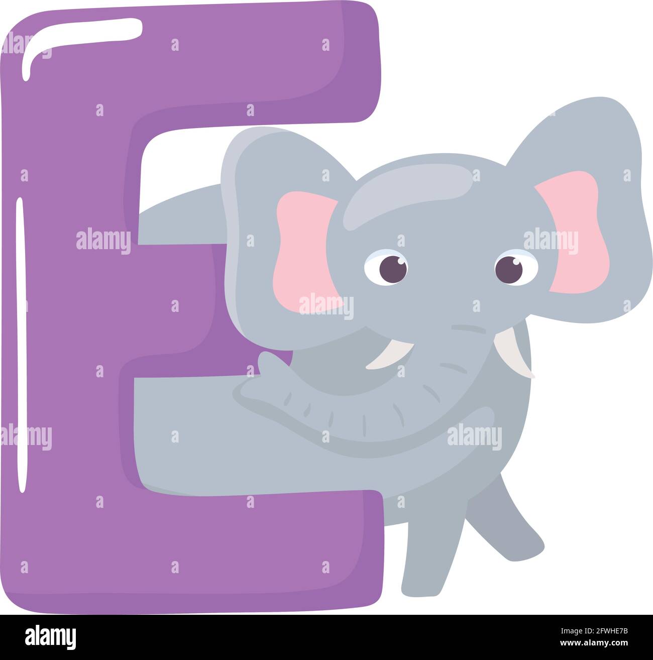 elephant animal alphabet Stock Vector Image & Art - Alamy