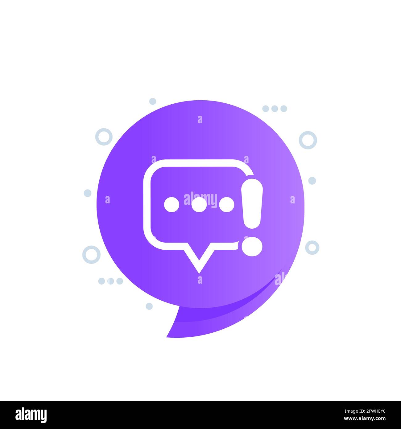 important message, comment vector icon Stock Vector Image & Art - Alamy