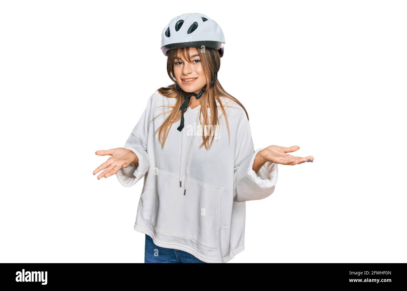 Confused female cyclist hi-res stock photography and images - Alamy