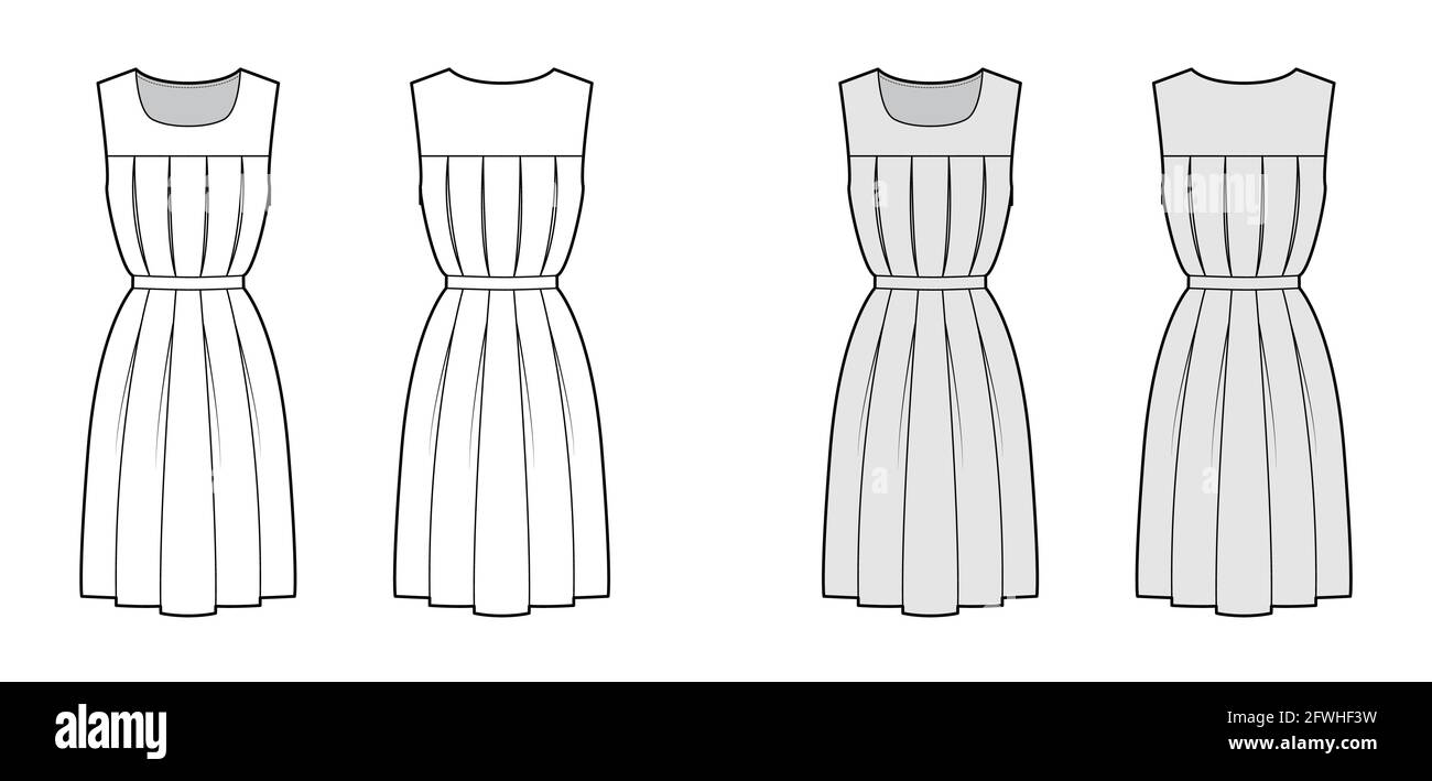 Petticoat pleats Cut Out Stock Images & Pictures - Alamy