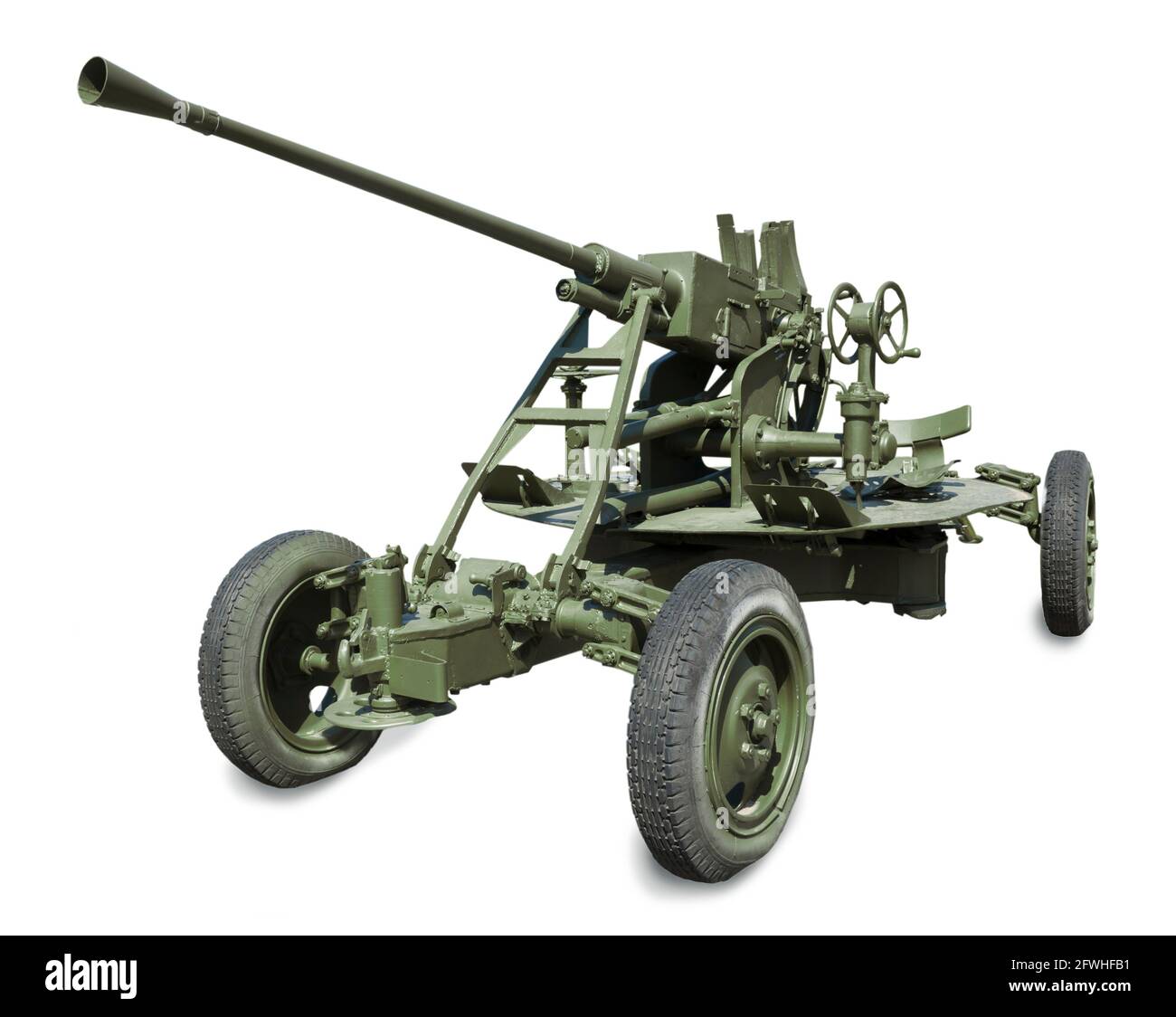 Anti aircraft artillery in Cut Out Stock Images & Pictures - Alamy