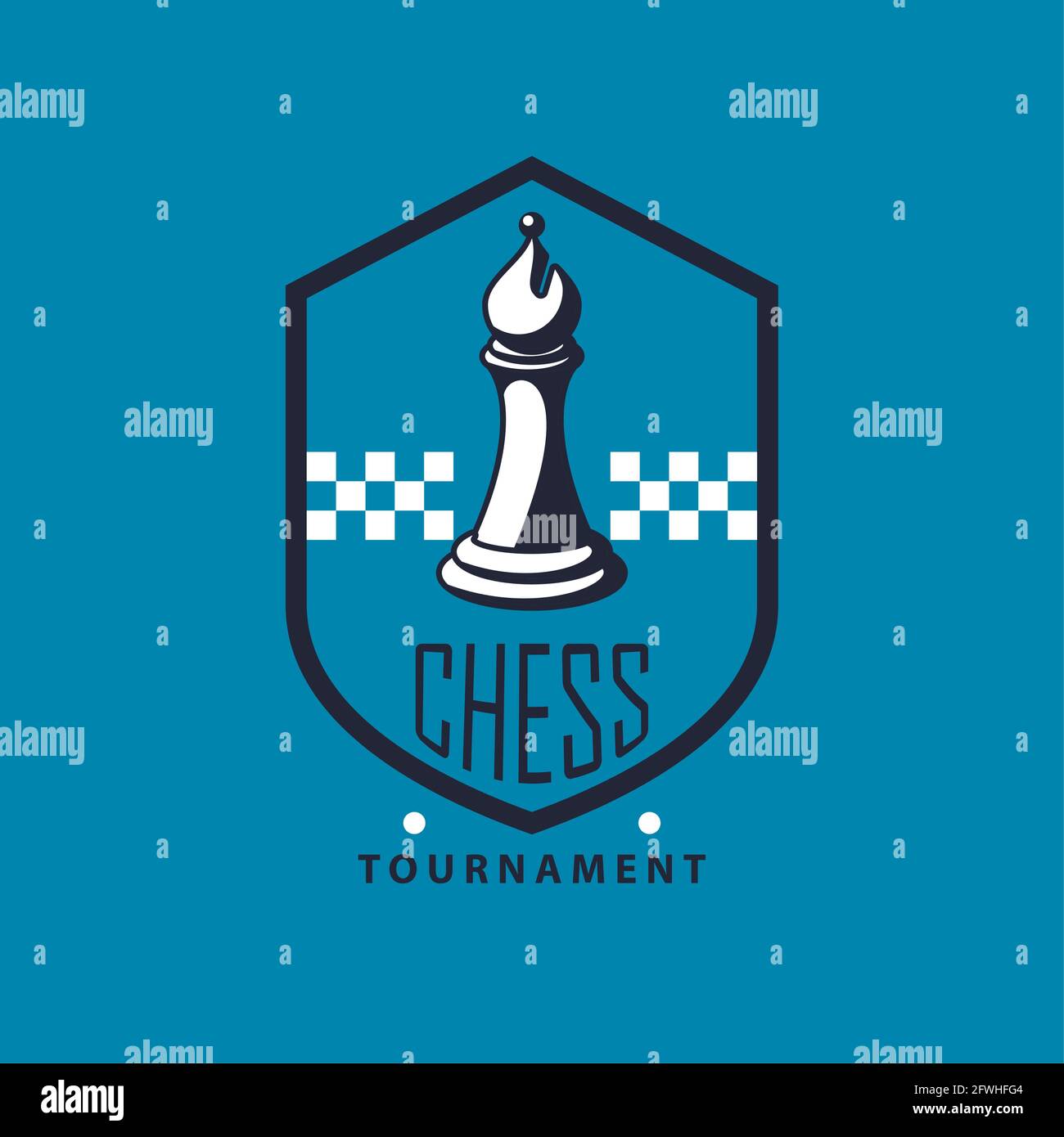 chess bishop shield Stock Vector Image & Art - Alamy