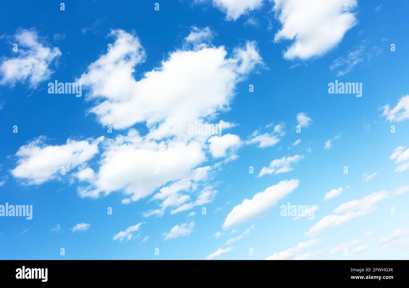 Blue sky with clouds - background Stock Photo - Alamy Blue sky with clouds - background Stock Photo - Alamy