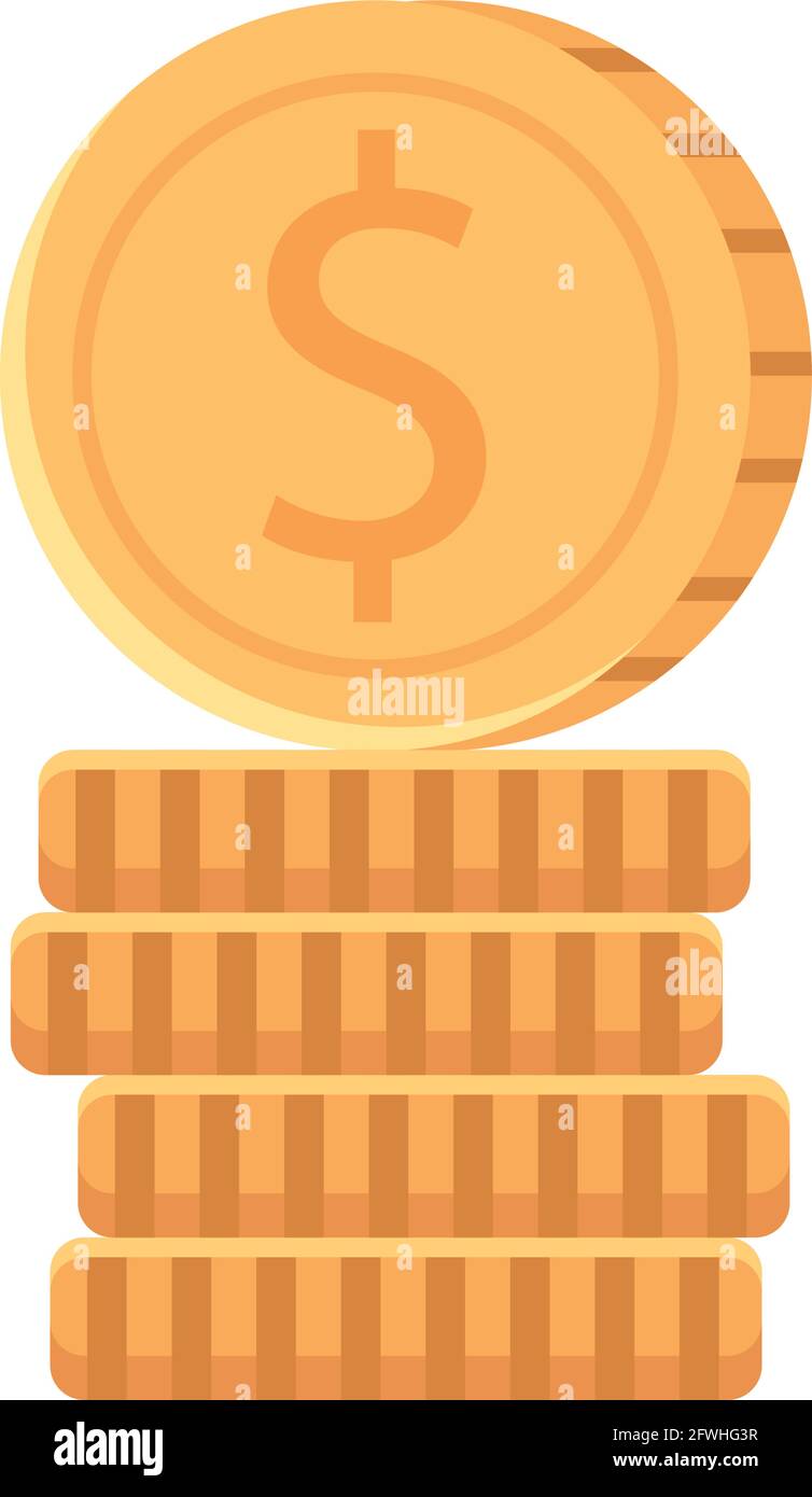 Money tower Stock Vector Images - Alamy