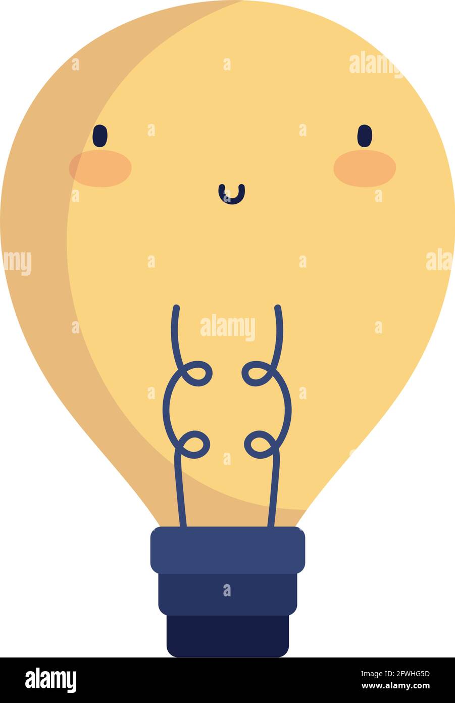 cute bulb cartoon Stock Vector Image & Art - Alamy
