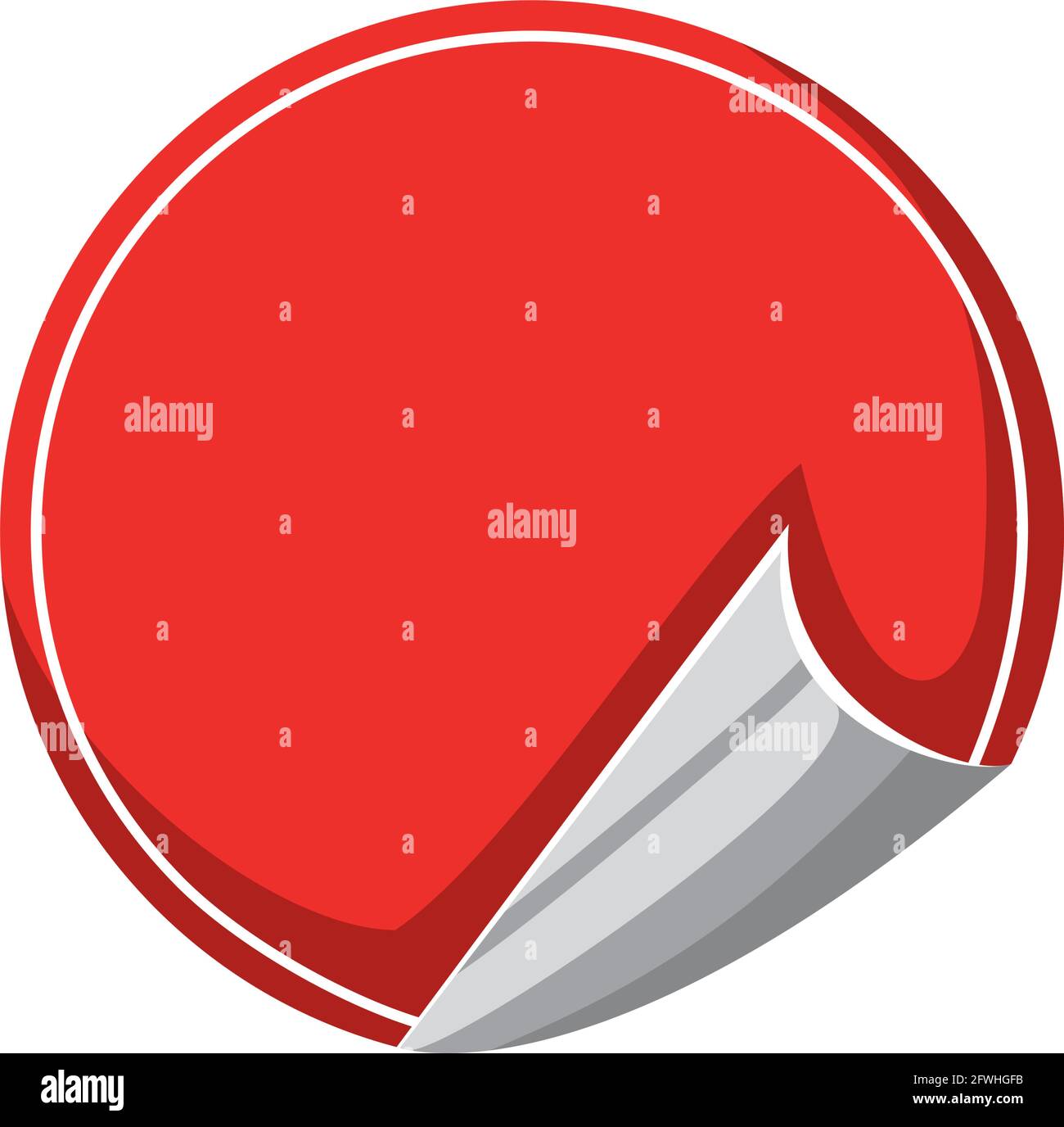 round label sticker Stock Vector Image & Art - Alamy