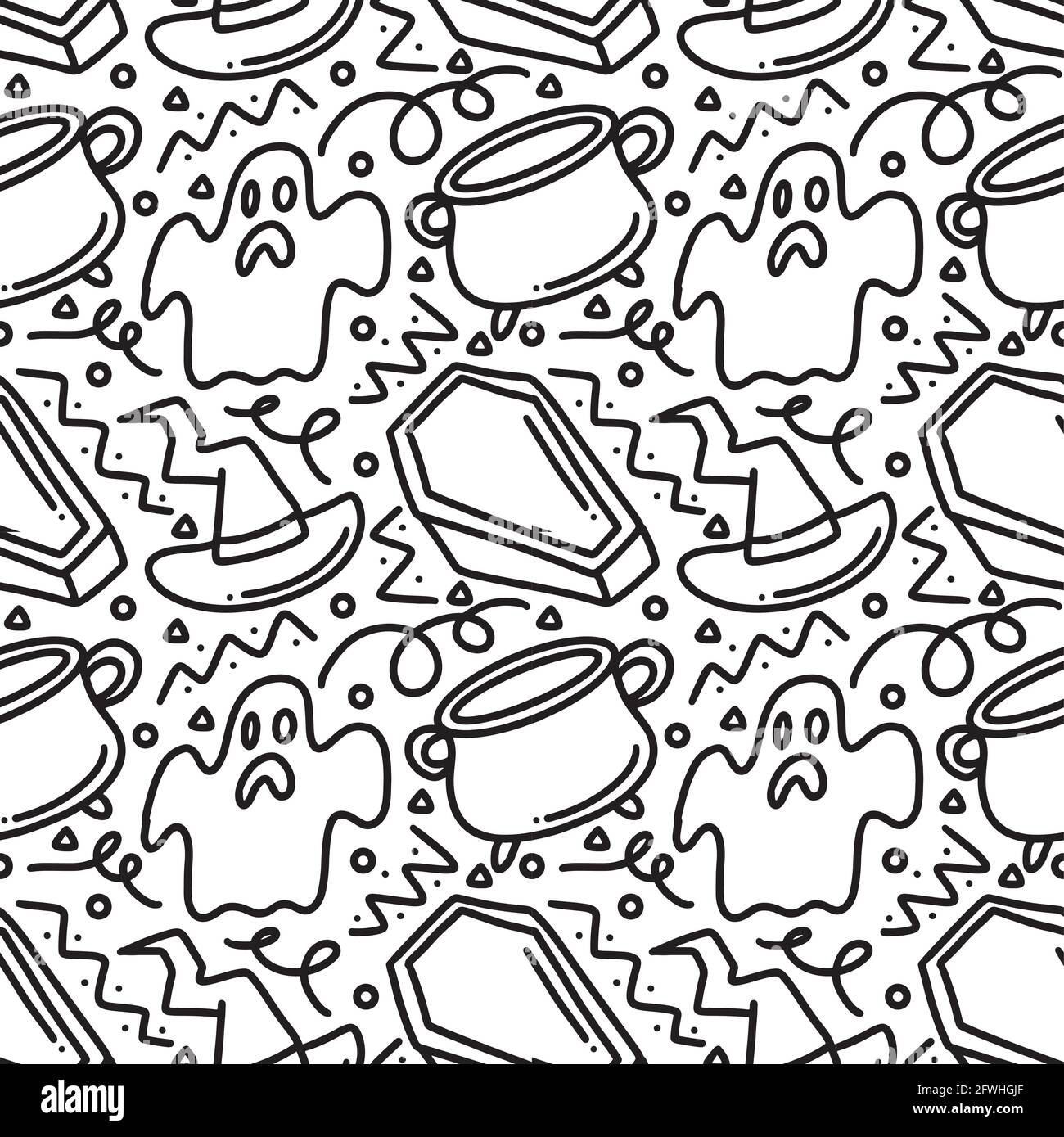 drawing of hand drawn halloween Stock Vector Image & Art - Alamy