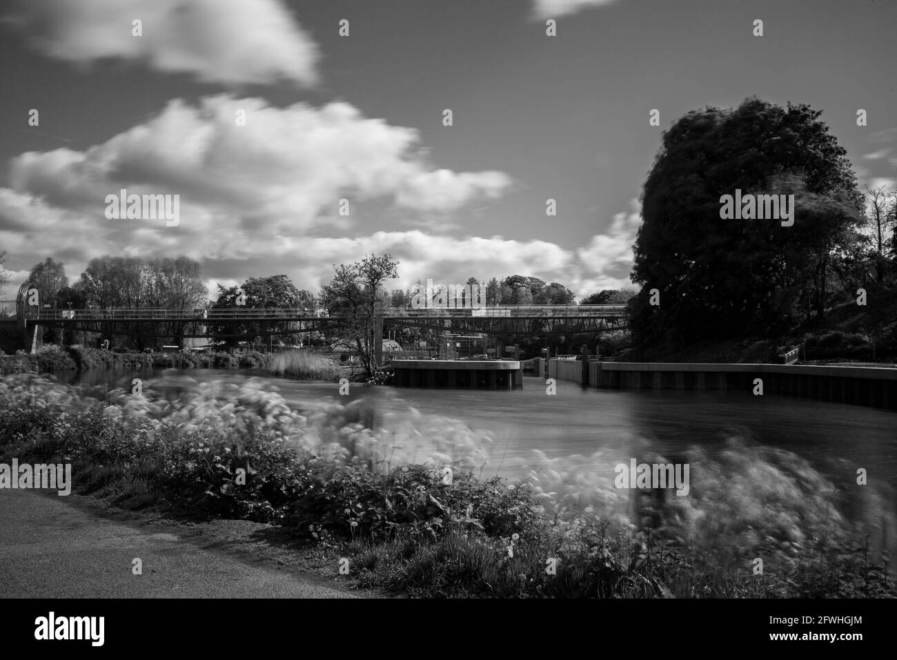 Belfast, UK. 22 May 2021: Lagan Tow path Stock Photo - Alamy