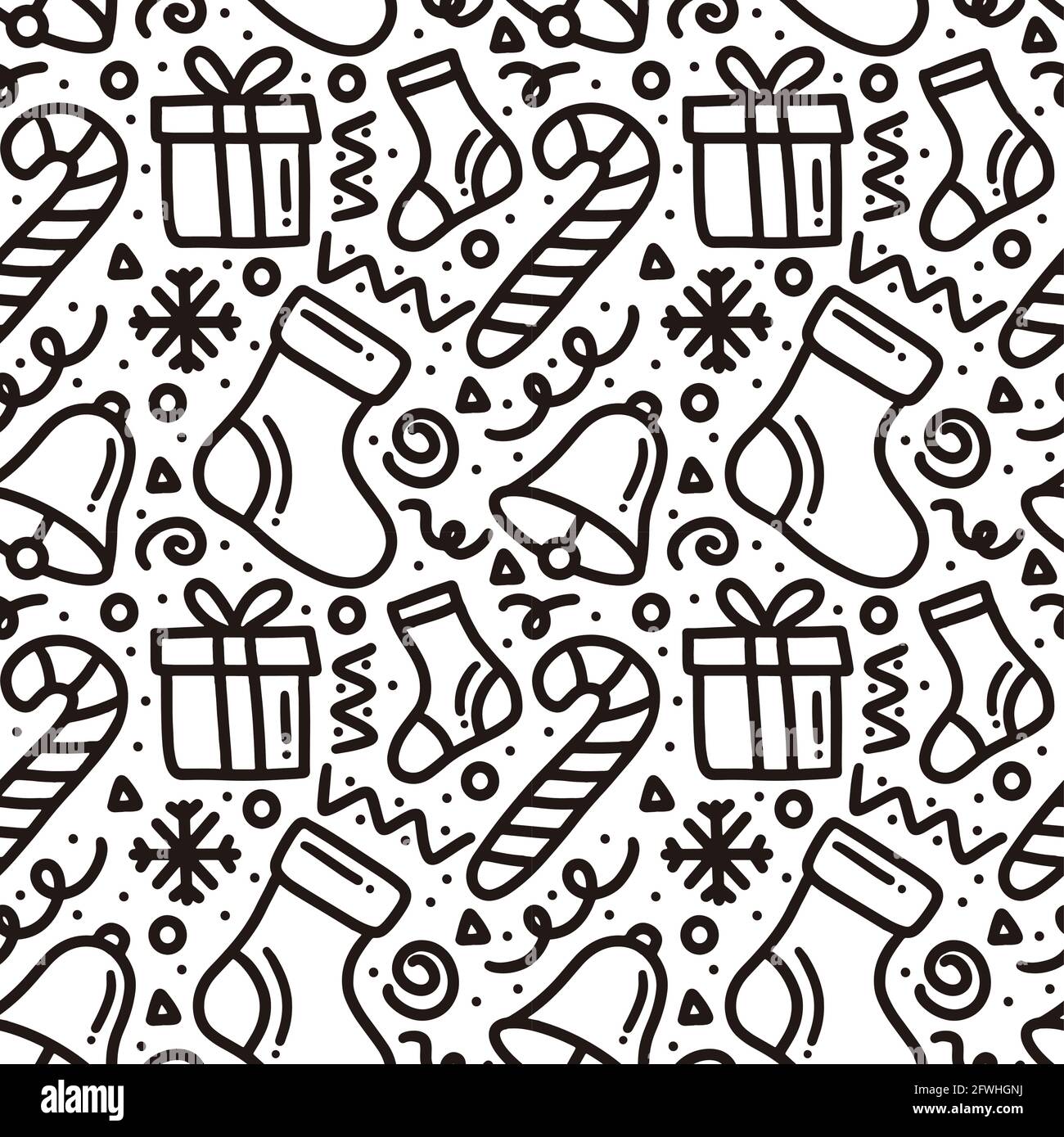 Christmas candy decor on Stock Vector Images - Alamy