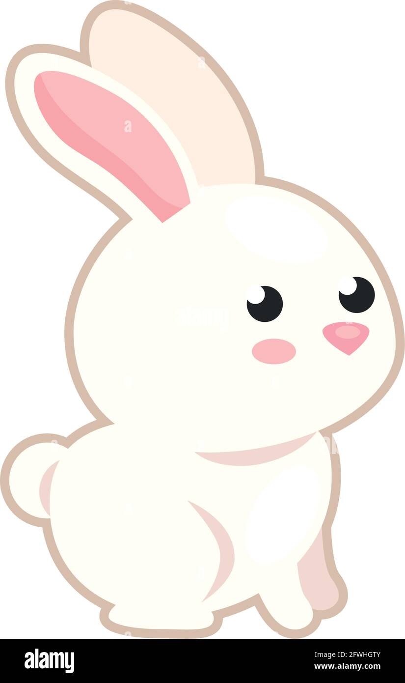 rabbit animal cartoon Stock Vector Image & Art - Alamy