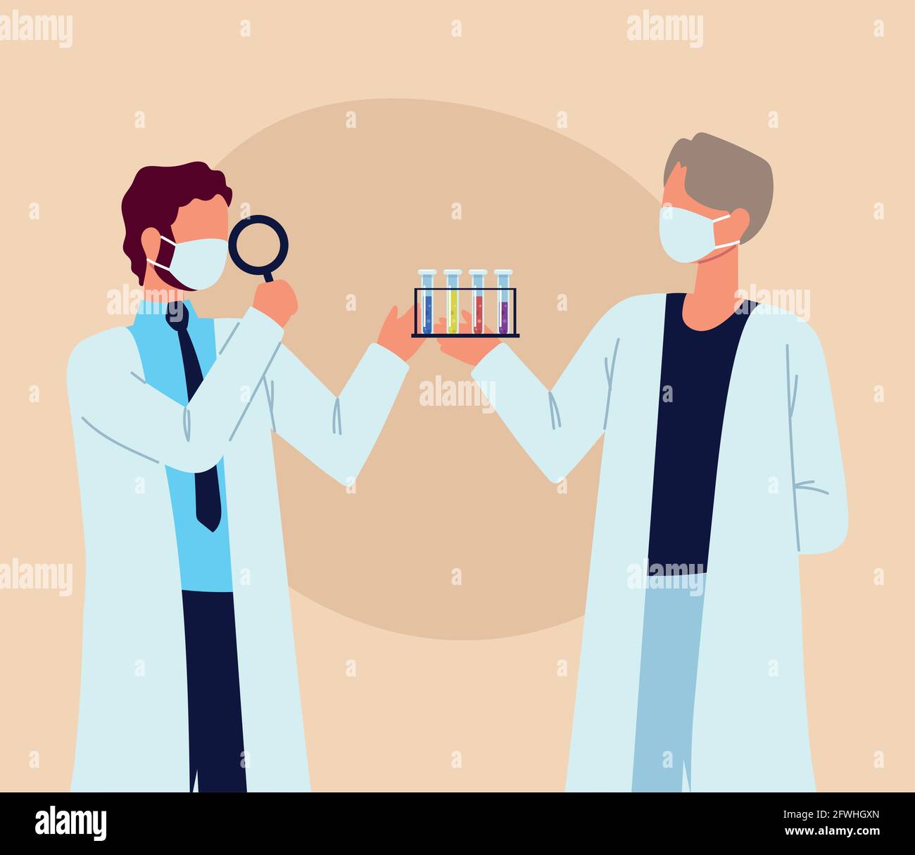 laboratory people analyzing Stock Vector Image & Art - Alamy