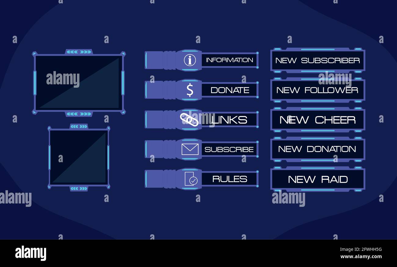 streaming twelve templates Stock Vector Image & Art - Alamy