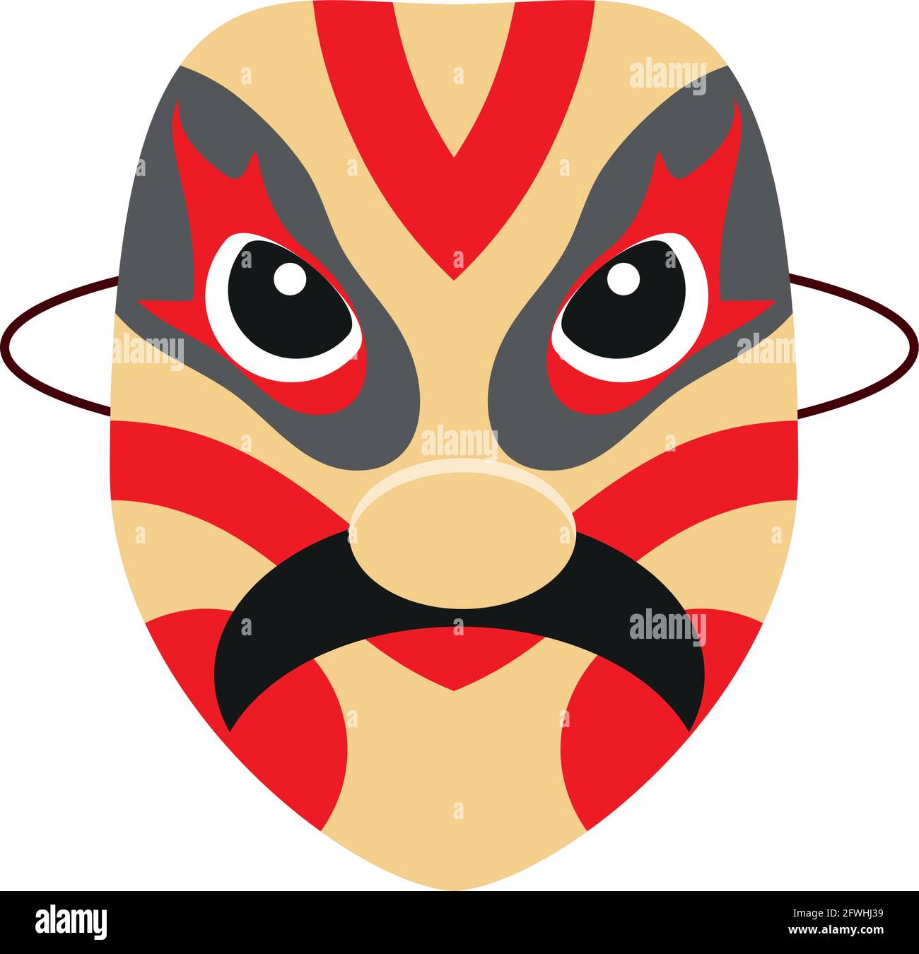 chinese opera mask Stock Vector Image & Art - Alamy