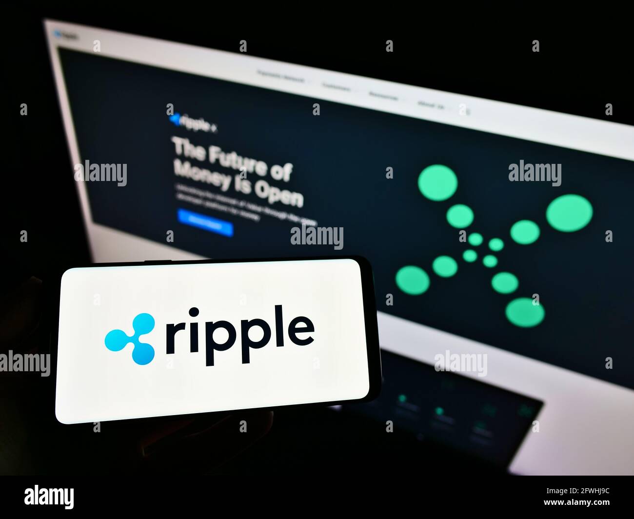 Ripple logo hi-res stock photography and images - Alamy