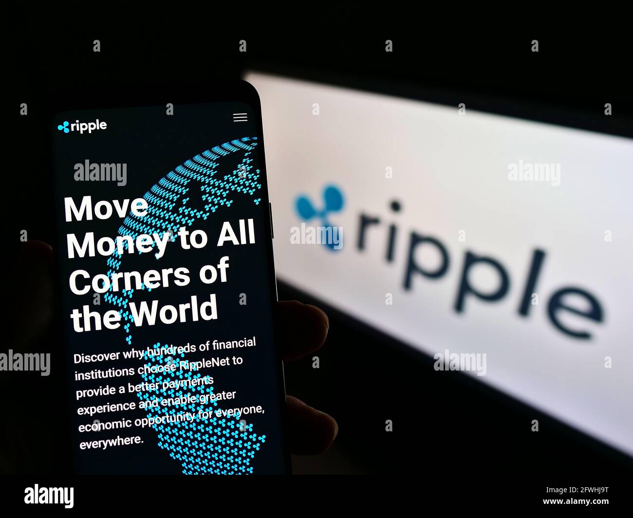 Ripple logo hi-res stock photography and images - Alamy