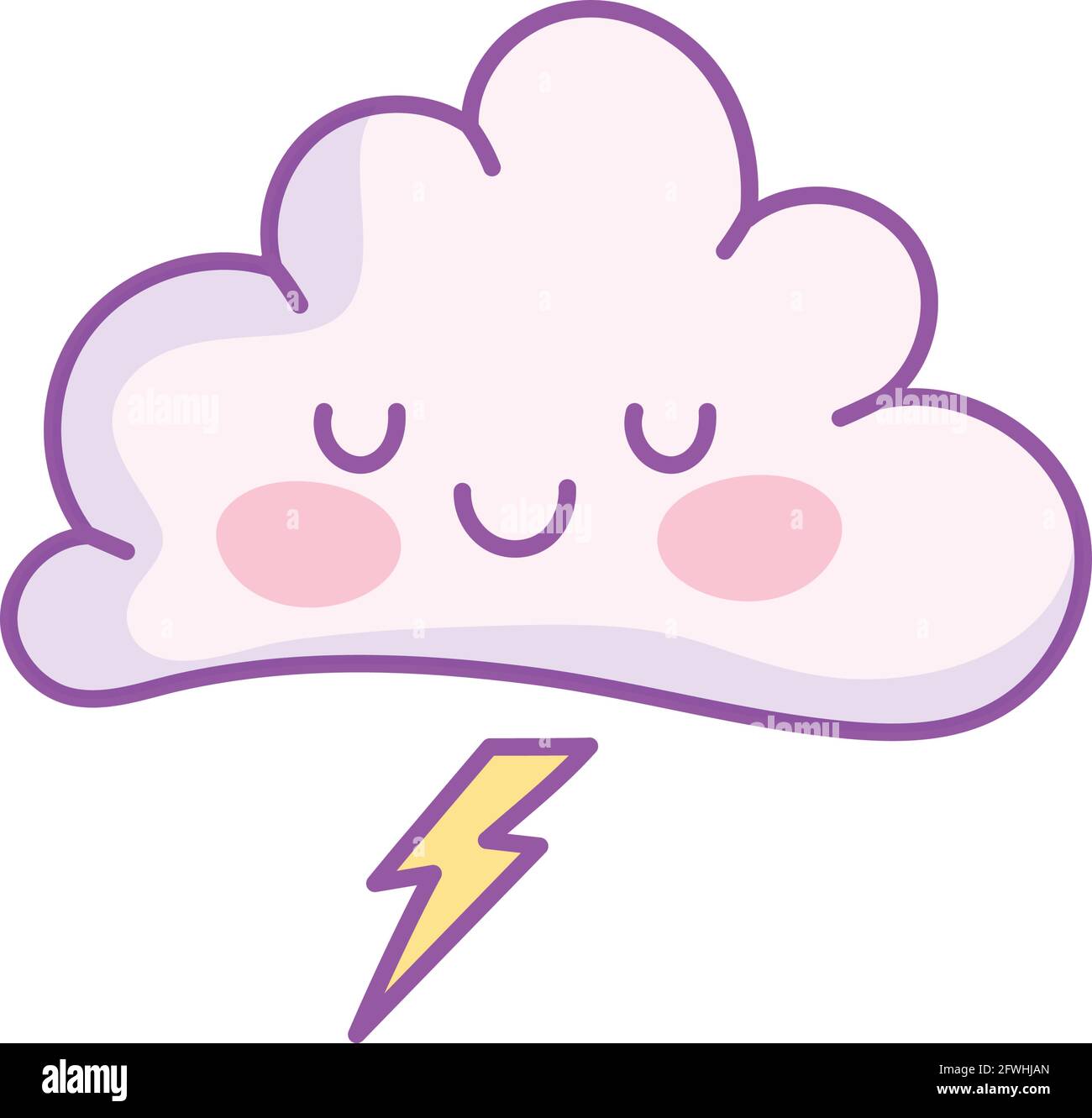 cute cloud storm Stock Vector Image & Art - Alamy