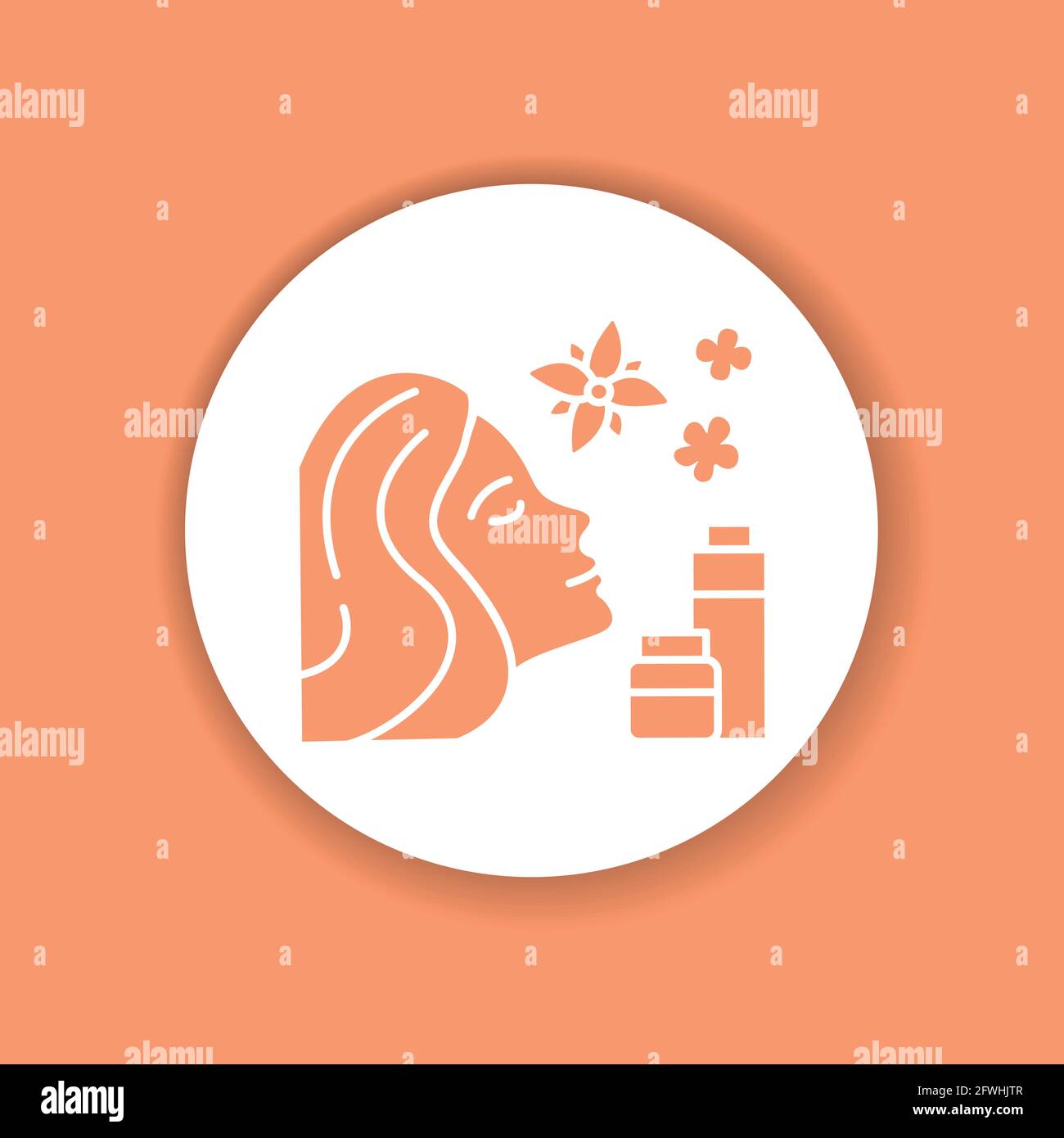 SPA face procedures color glyph icon. Cosmetic and care procedures ...