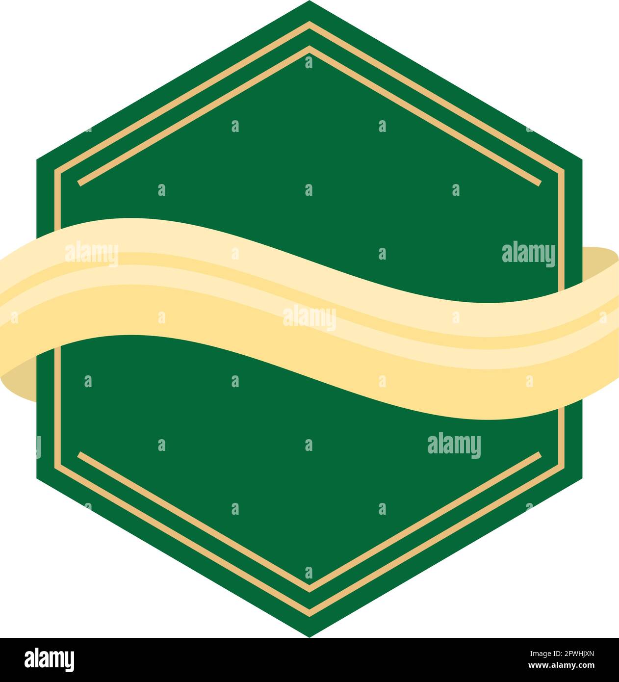 geometric green label Stock Vector Image & Art - Alamy