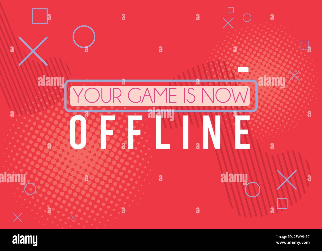 Currently offline hi-res stock photography and images - Alamy