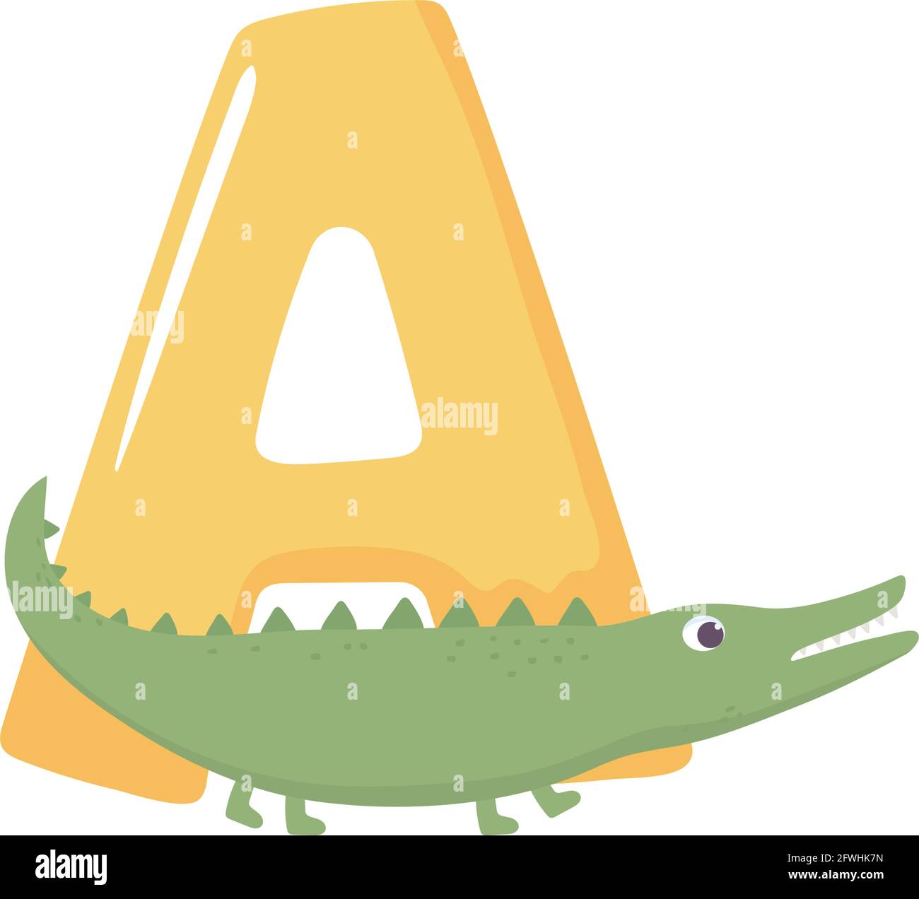 alligator animal alphabet Stock Vector Image & Art - Alamy