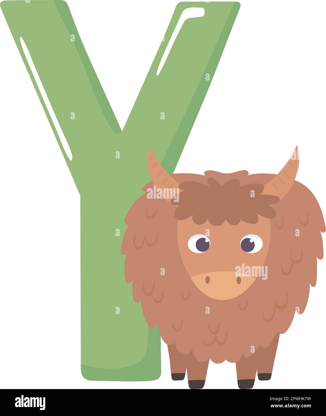 yak animal alphabet Stock Vector Image & Art - Alamy