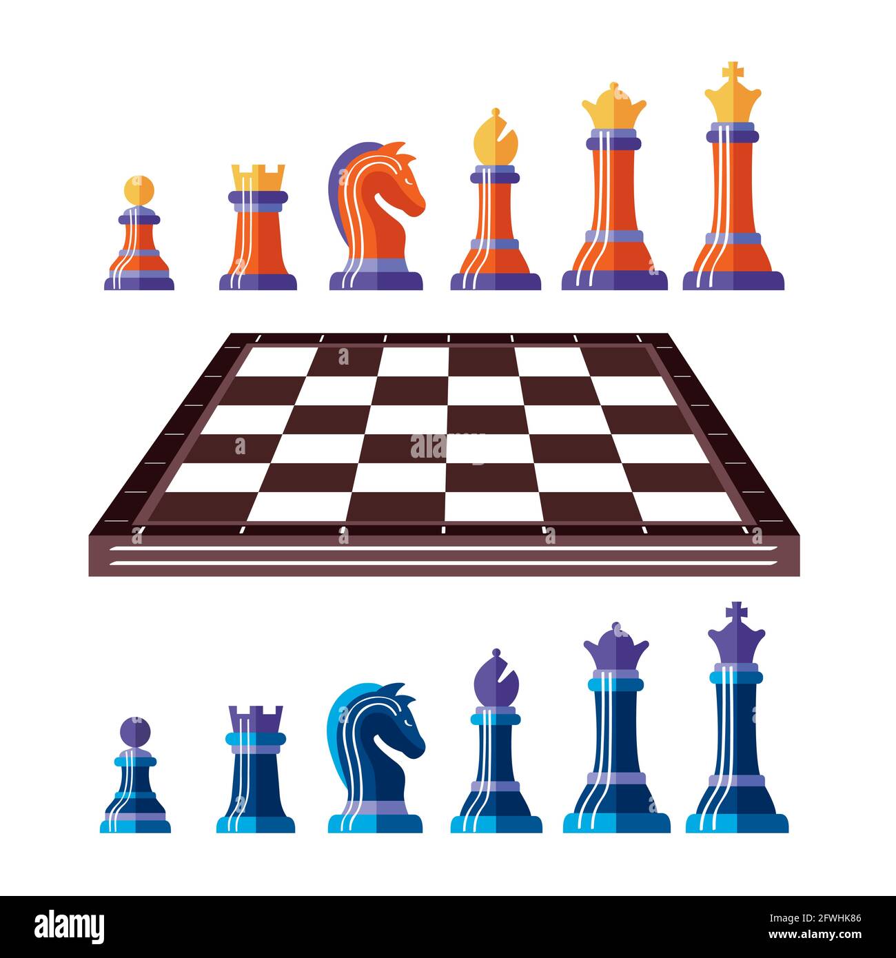 Western chess Stock Vector Images - Alamy