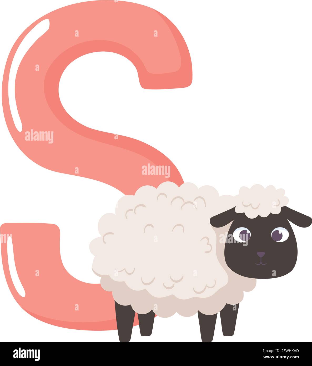 sheep animal alphabet Stock Vector Image & Art - Alamy