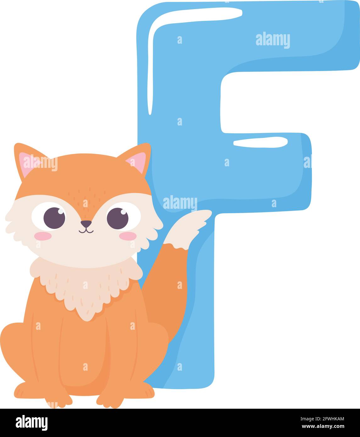fox animal alphabet Stock Vector Image & Art - Alamy