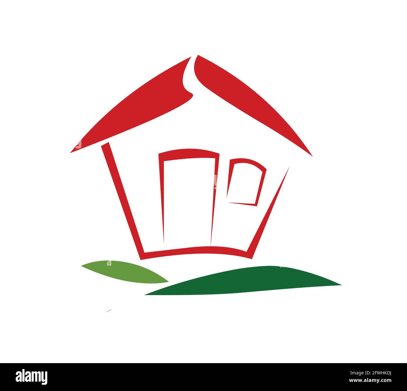 Home logo icon vector isolated on white background Stock Vector Image ...