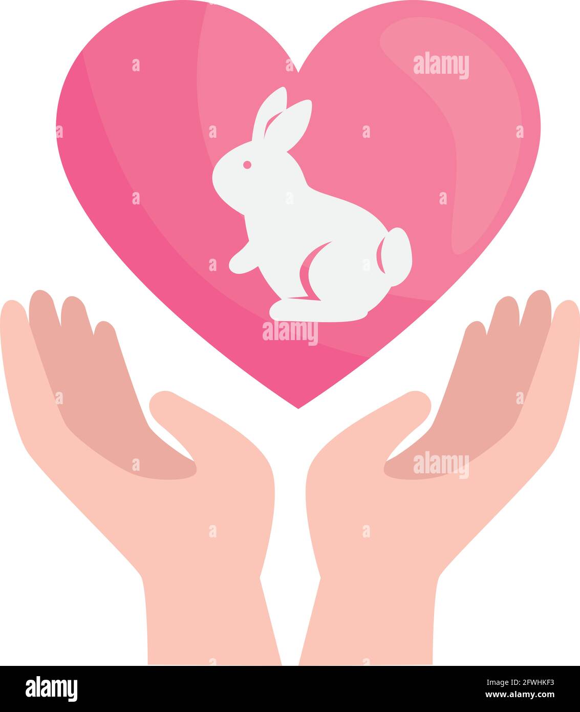 Cruelty free rabbit Stock Vector Images - Alamy