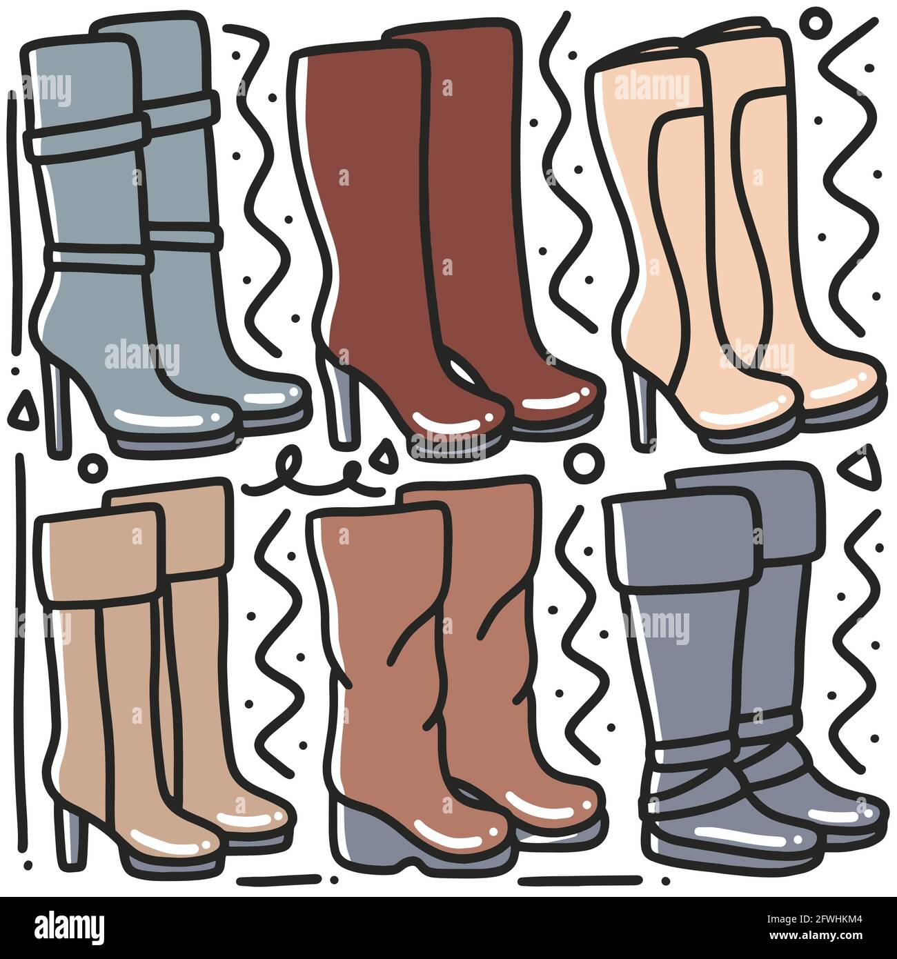 Women art cartoon Cut Out Stock Images & Pictures - Alamy