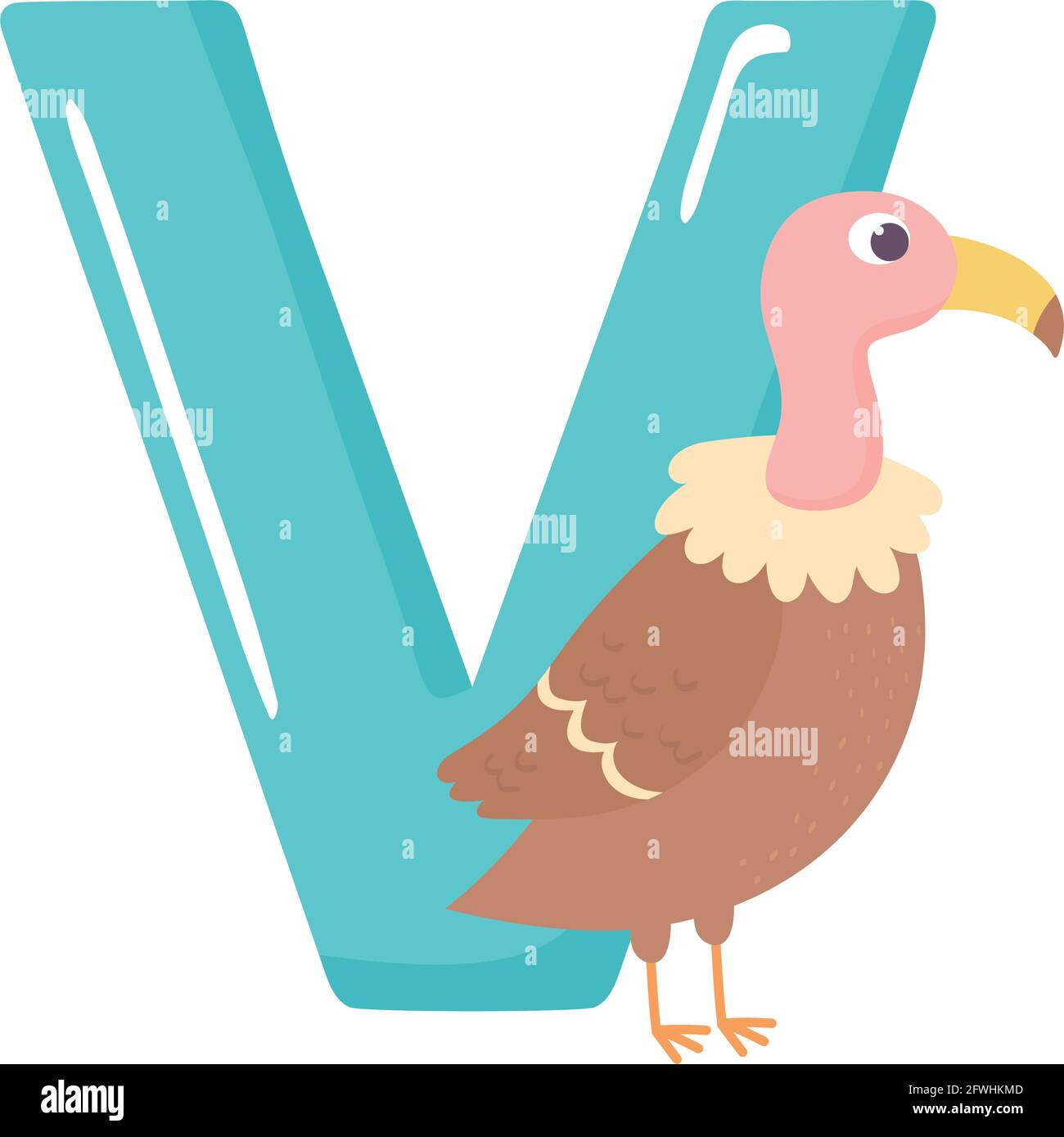 vulture animal alphabet Stock Vector Image & Art - Alamy