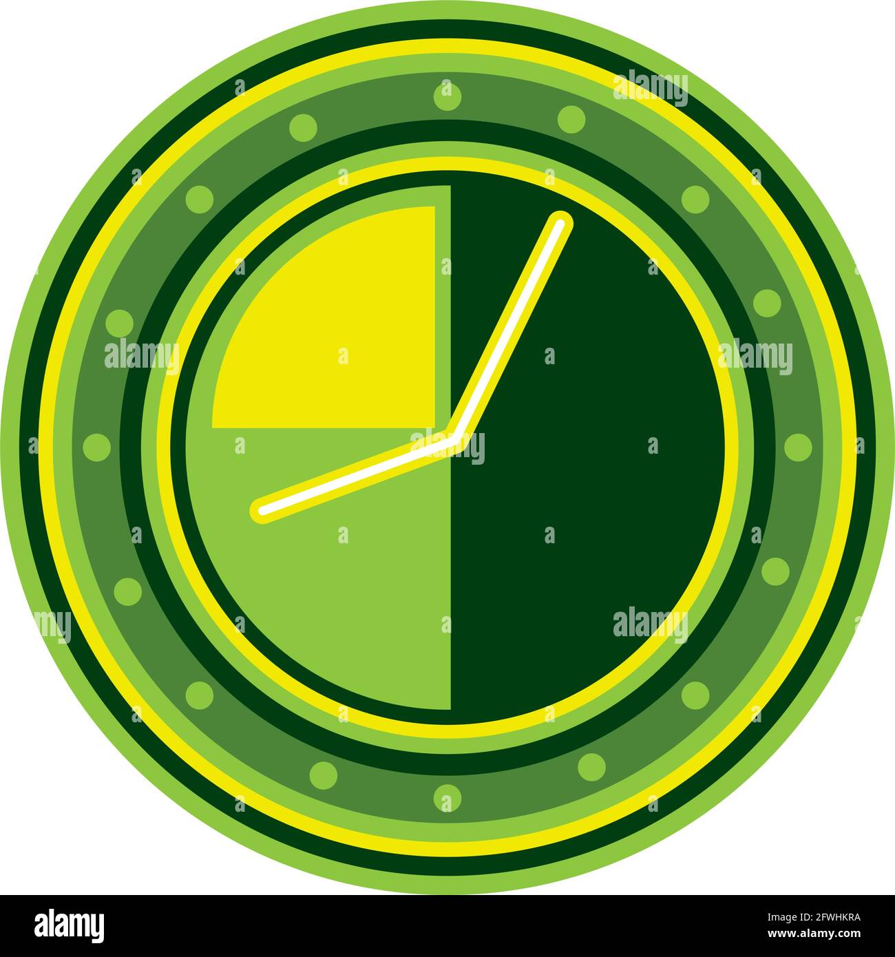 time management clock Stock Vector Image & Art - Alamy