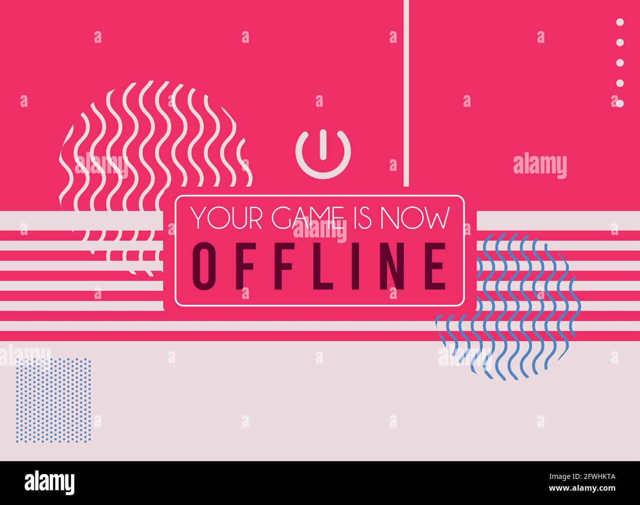 Currently offline hi-res stock photography and images - Alamy