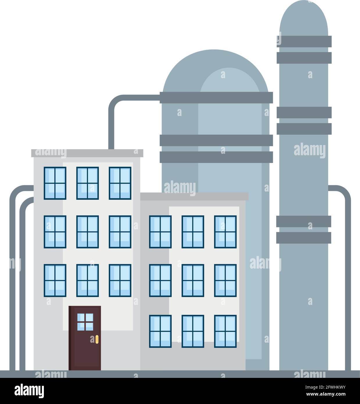 Building with plant Stock Vector Image & Art - Alamy