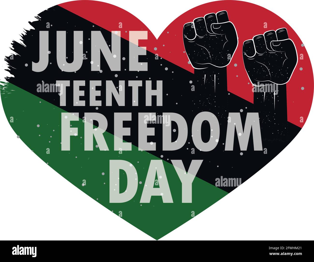 juneteenth hands flag Stock Vector Image & Art - Alamy