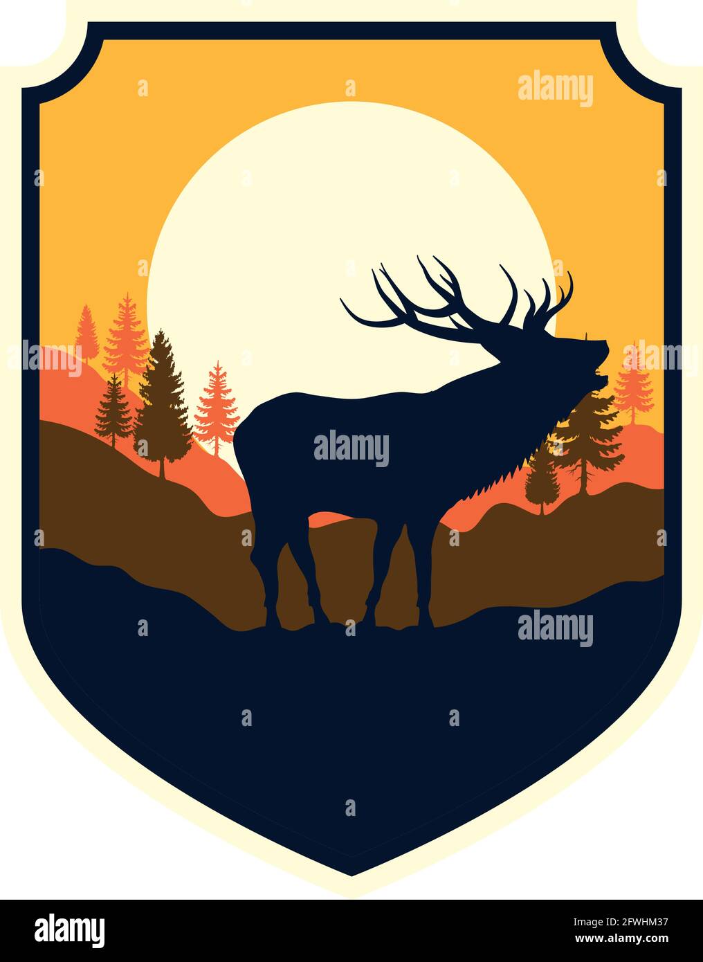 Deer exploration Cut Out Stock Images & Pictures - Alamy