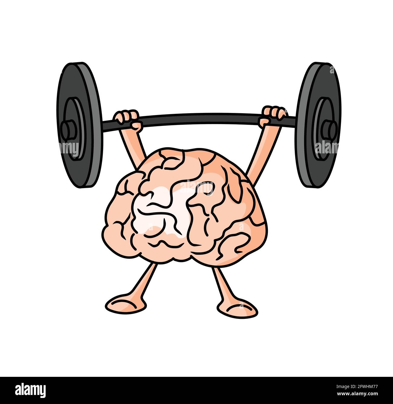 Active brain excercise vector illustration Stock Vector Image & Art - Alamy