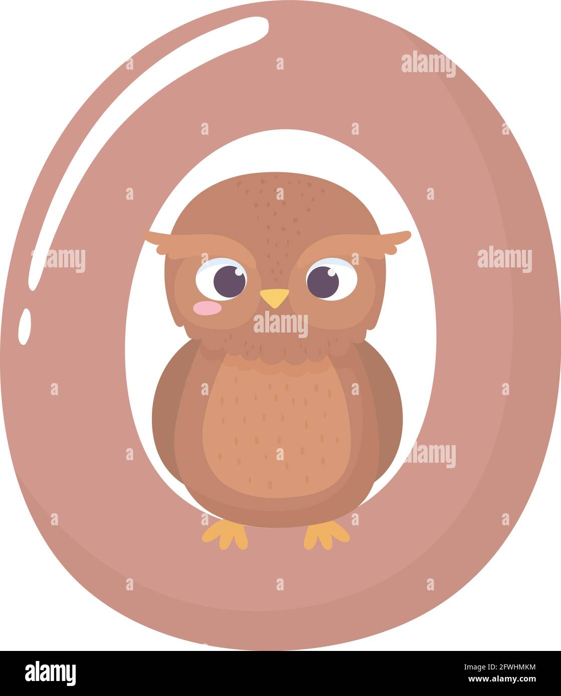 owl animal alphabet Stock Vector Image & Art - Alamy