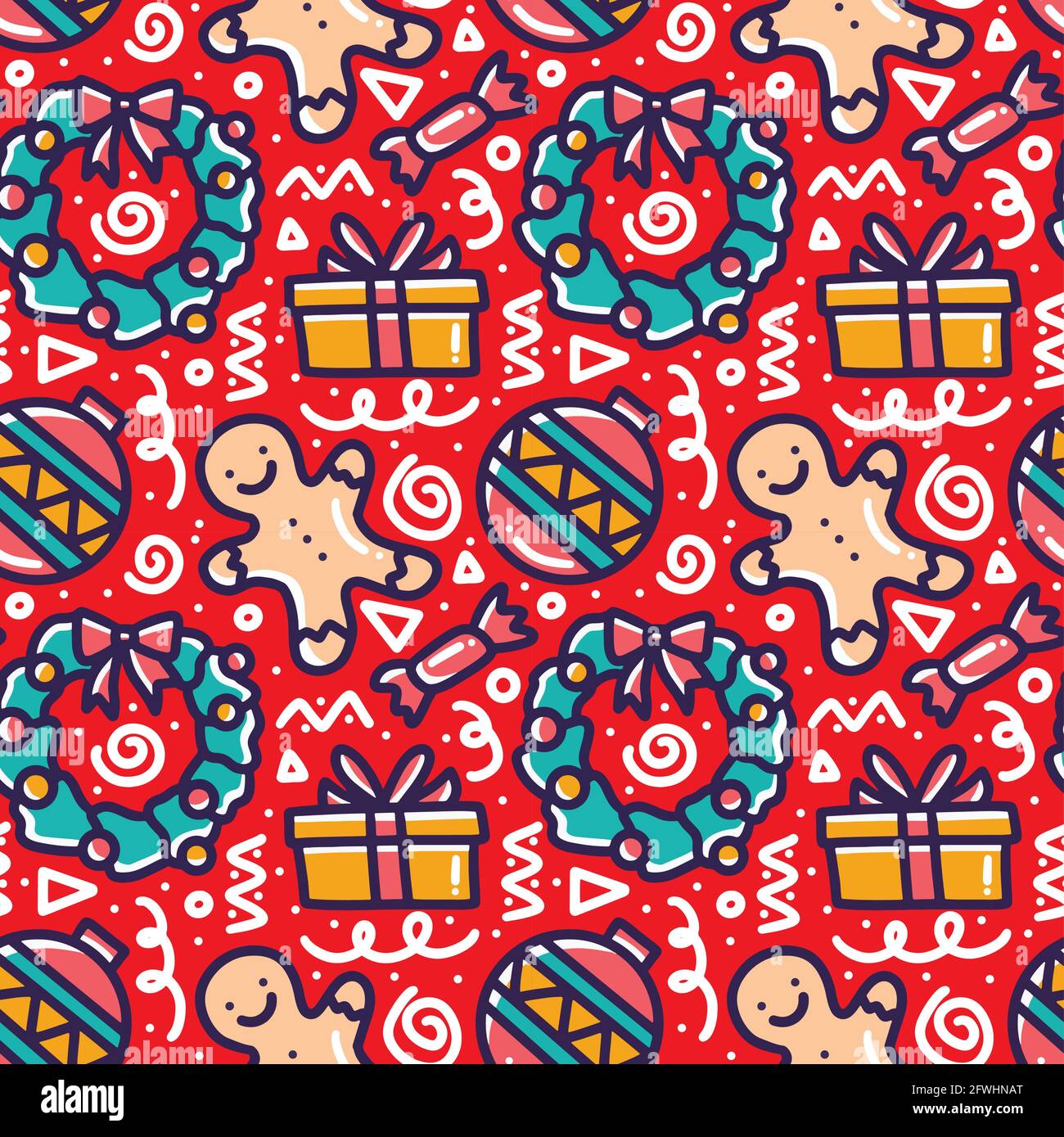 collection of christmas day pattern Stock Vector Image & Art - Alamy