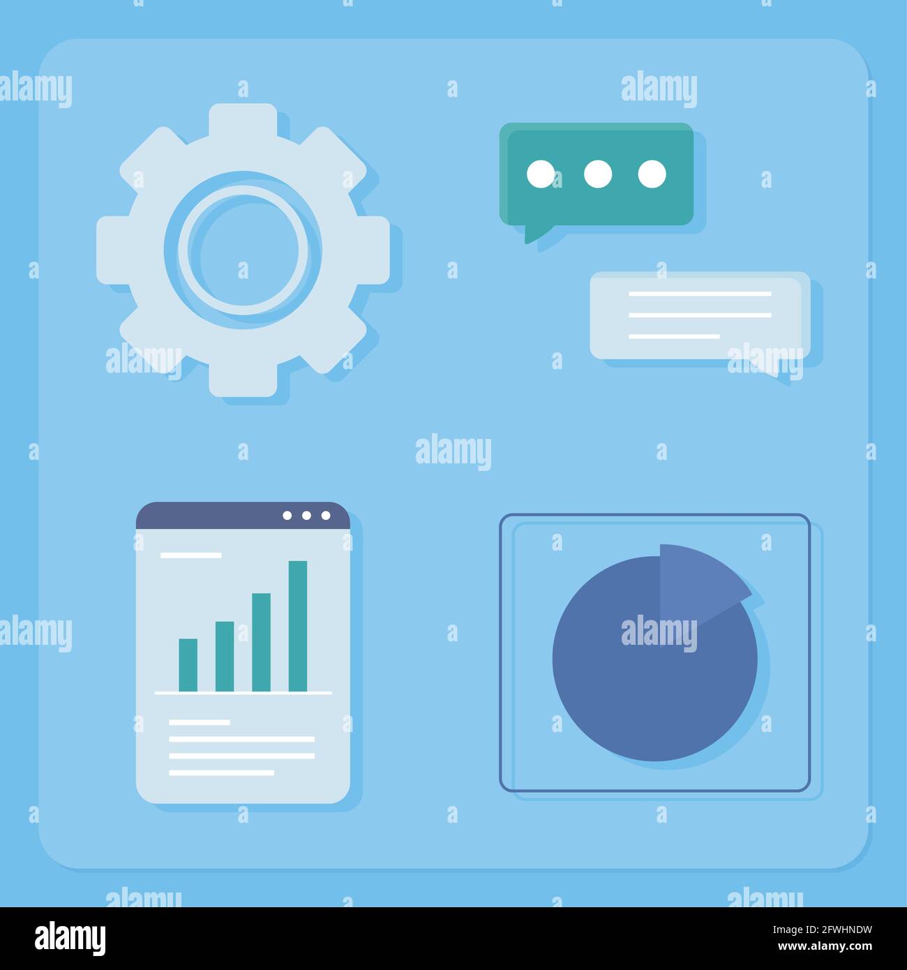 business chart information Stock Vector Image & Art - Alamy