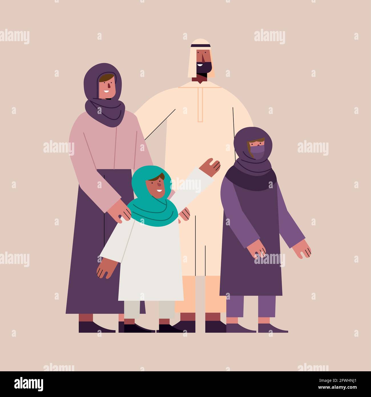 Muslim arabs Stock Vector Images - Alamy