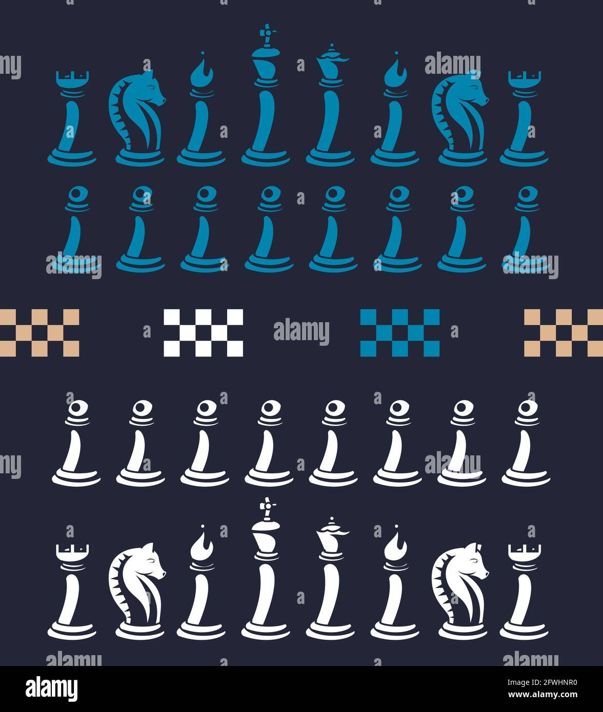 chess game items Stock Vector Image & Art - Alamy