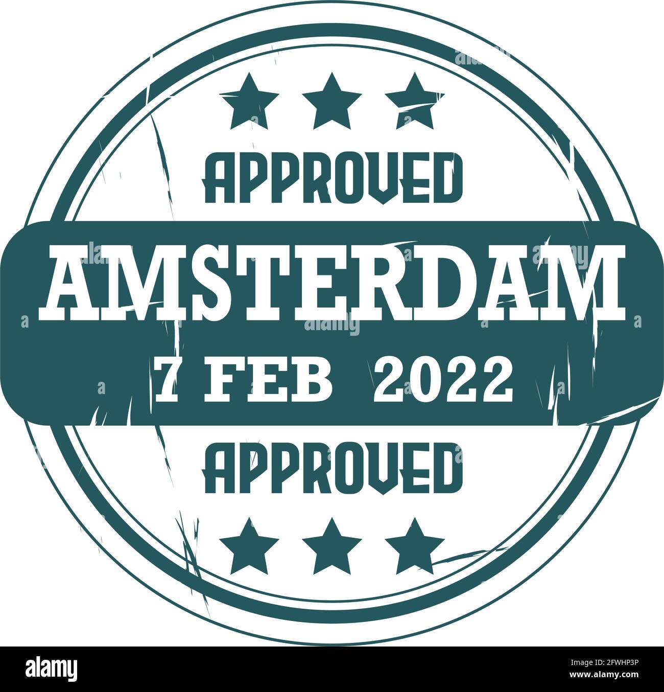 Amsterdam stamp Stock Vector Images - Alamy