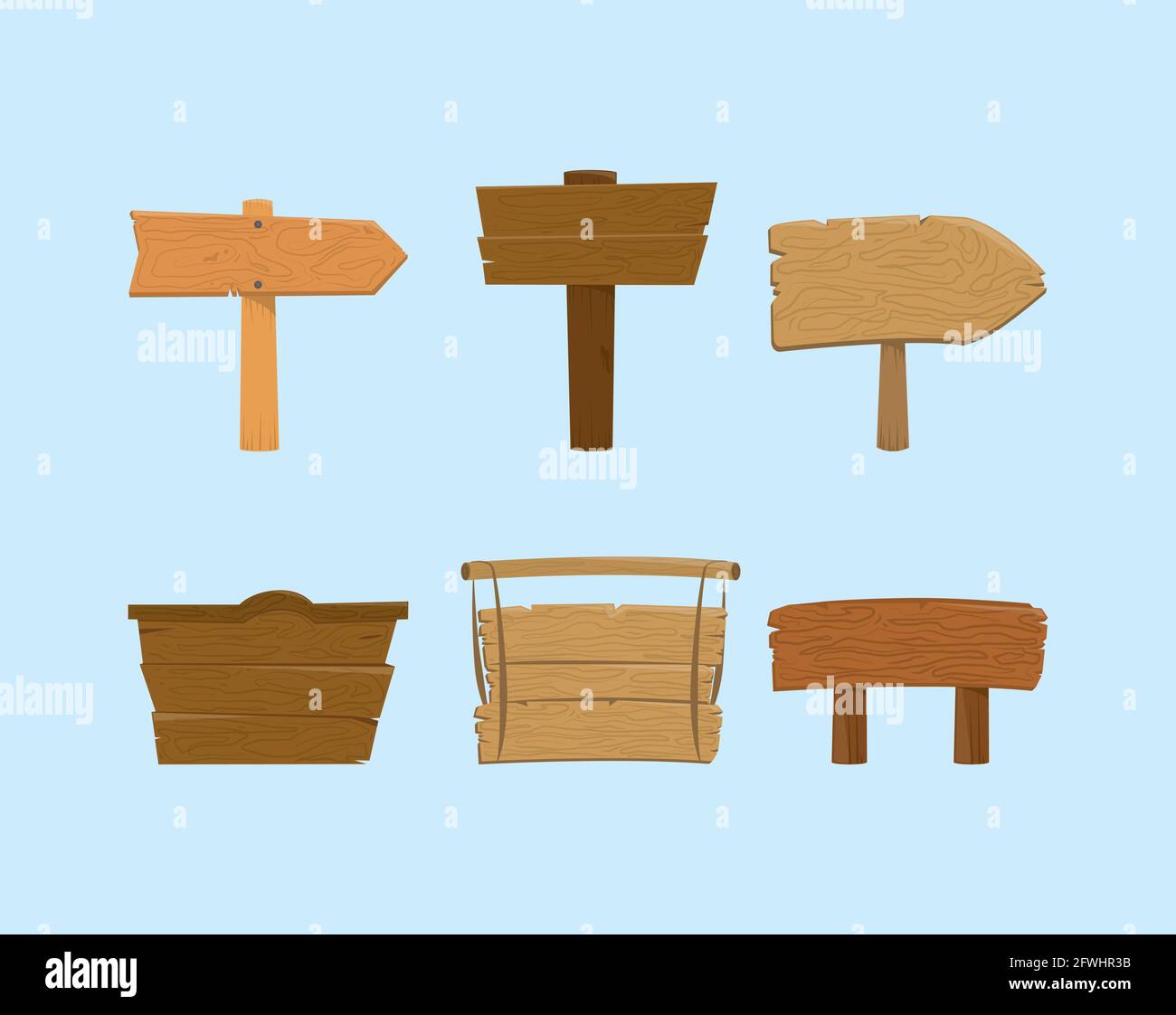 Wooden arrow signs boards Stock Vector Images - Alamy