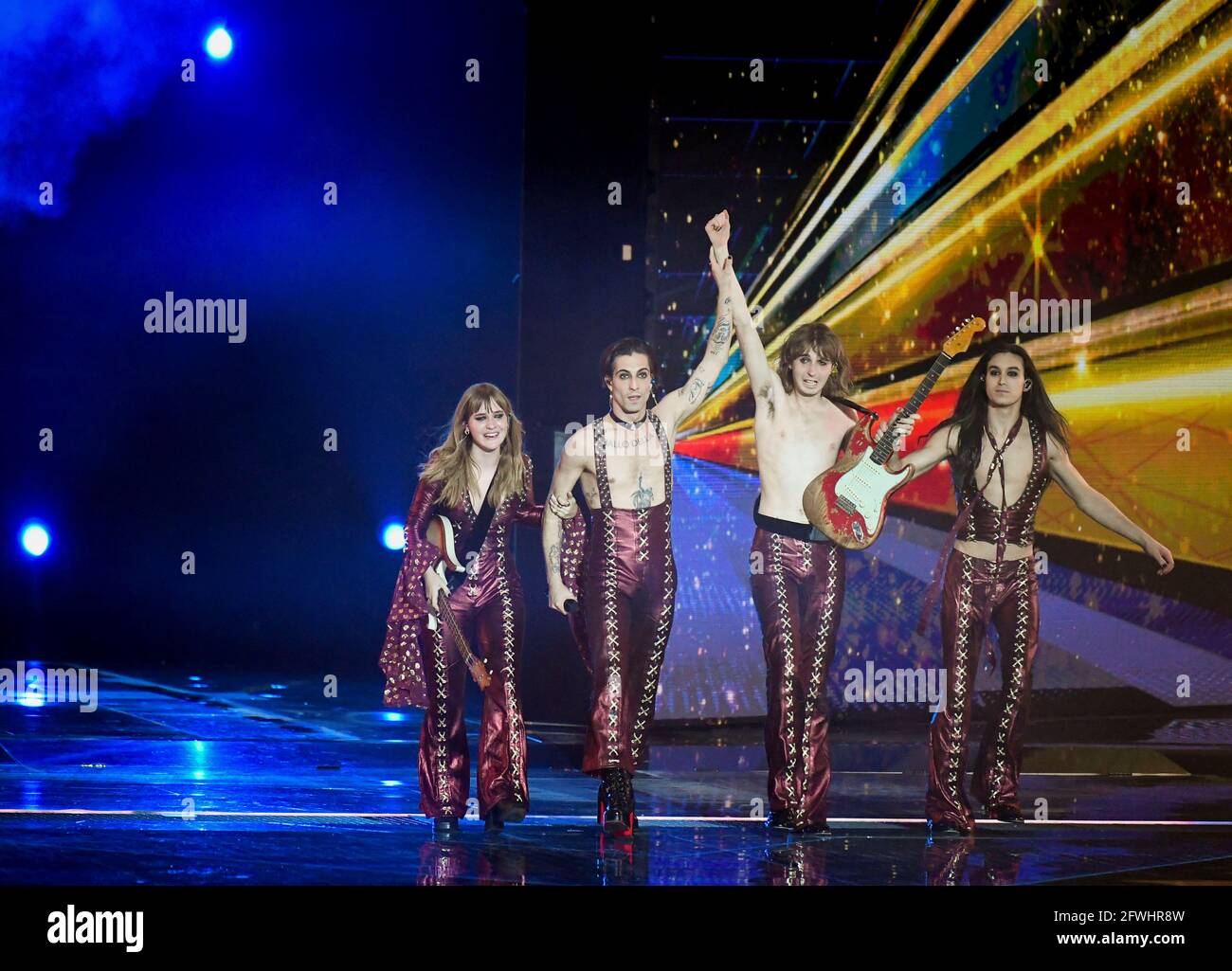 Maneskin eurovision stage hi-res stock photography and images - Alamy