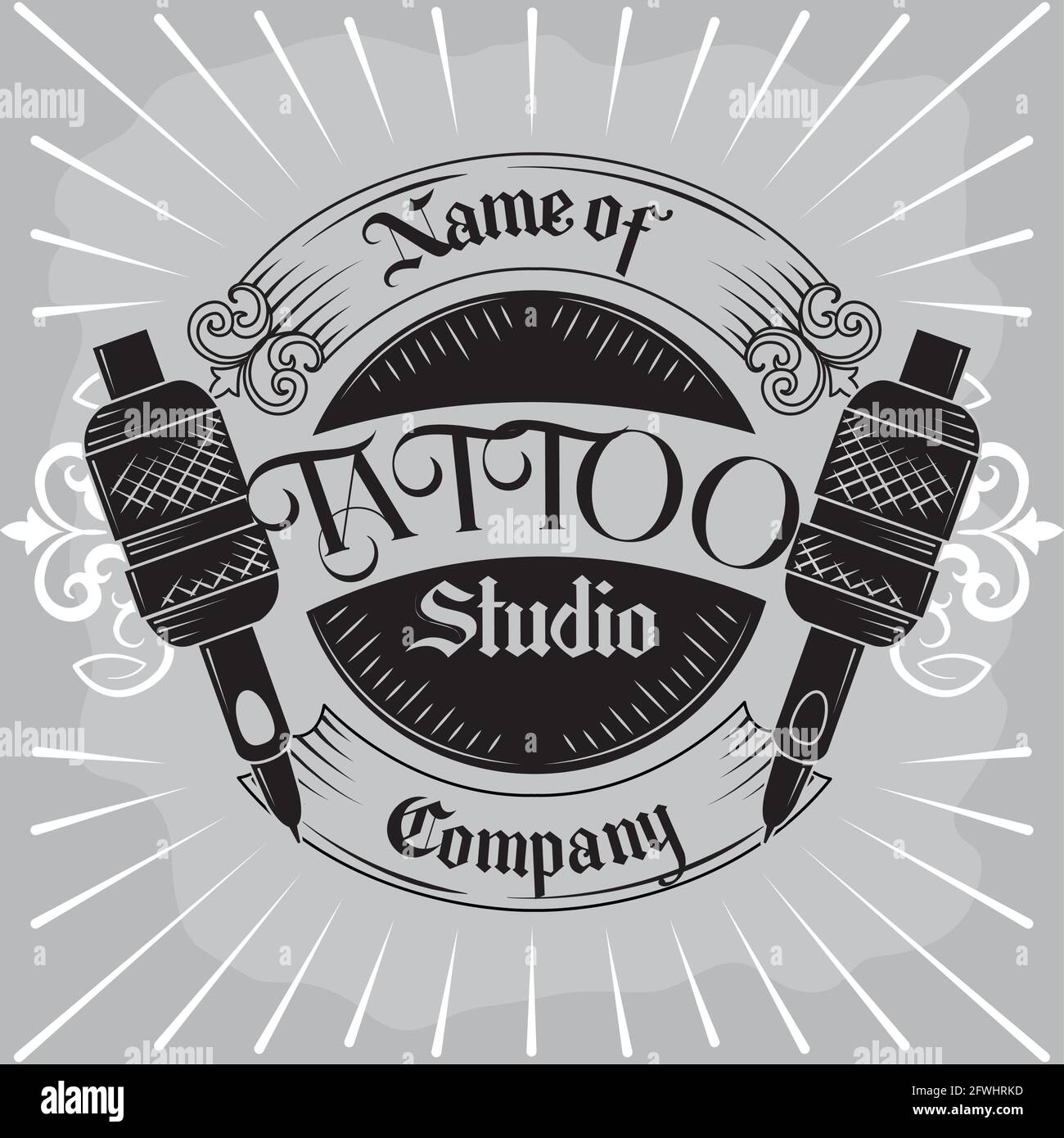 tattoo studio company Stock Vector Image & Art - Alamy