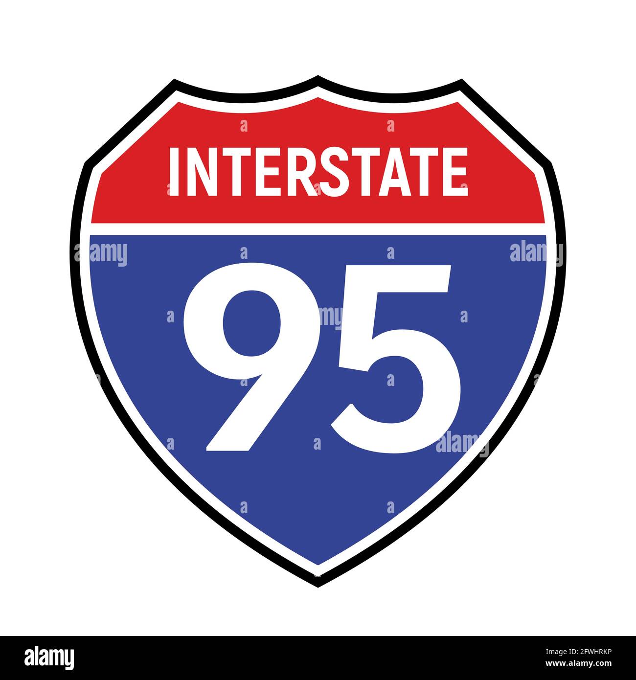 State route 95 Stock Vector Images - Alamy